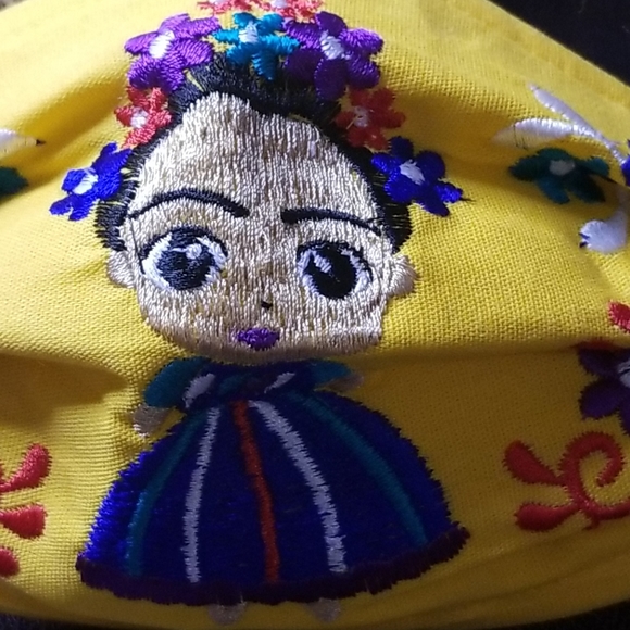 Handmade | Accessories | Mexican Face Mask Embroidered | Poshmark